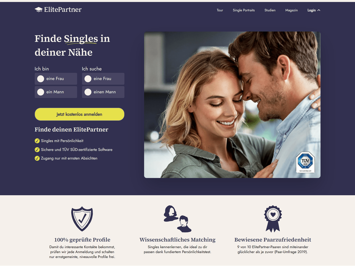 Parship oder ElitePartner 2025 – Welches ist besser? Vergleich